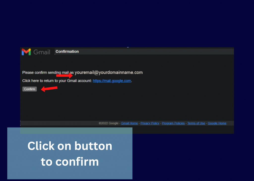 Domain name email setup for Gmail | Live Young and Well